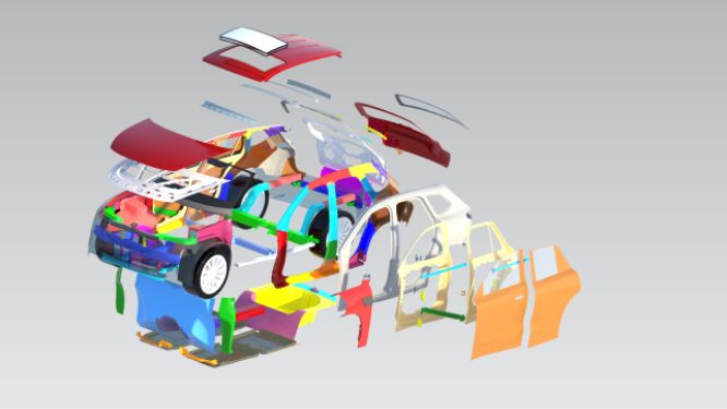 Automotive BIW Design and Development Part 1 using NXCAD : Skill-Lync
